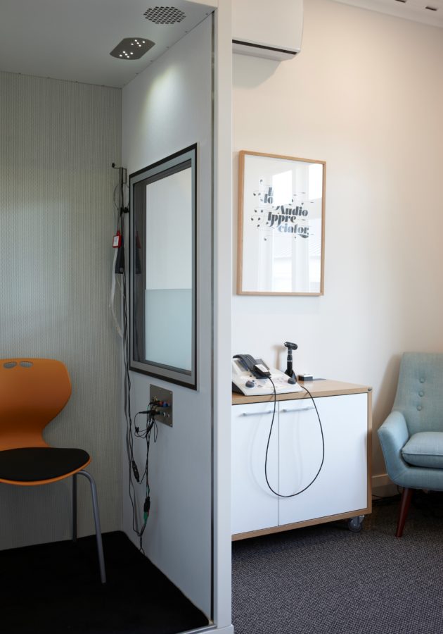 What is a diagnostic hearing test and how does it work?