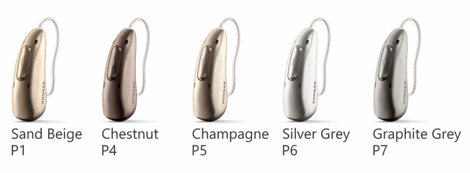 Phonak Infinio & Infinio Sphere colours - Boutique Audiology